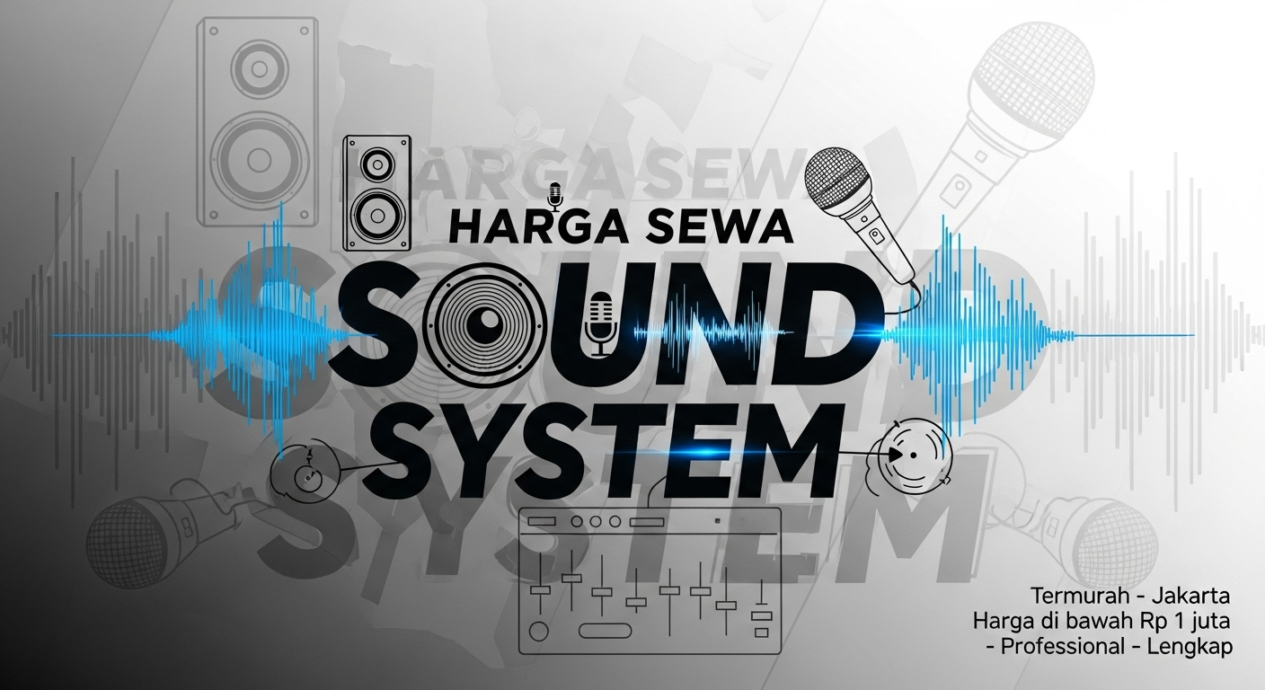 Harga sewa sound system Jakarta termurah & profesional, harga di bawah ...